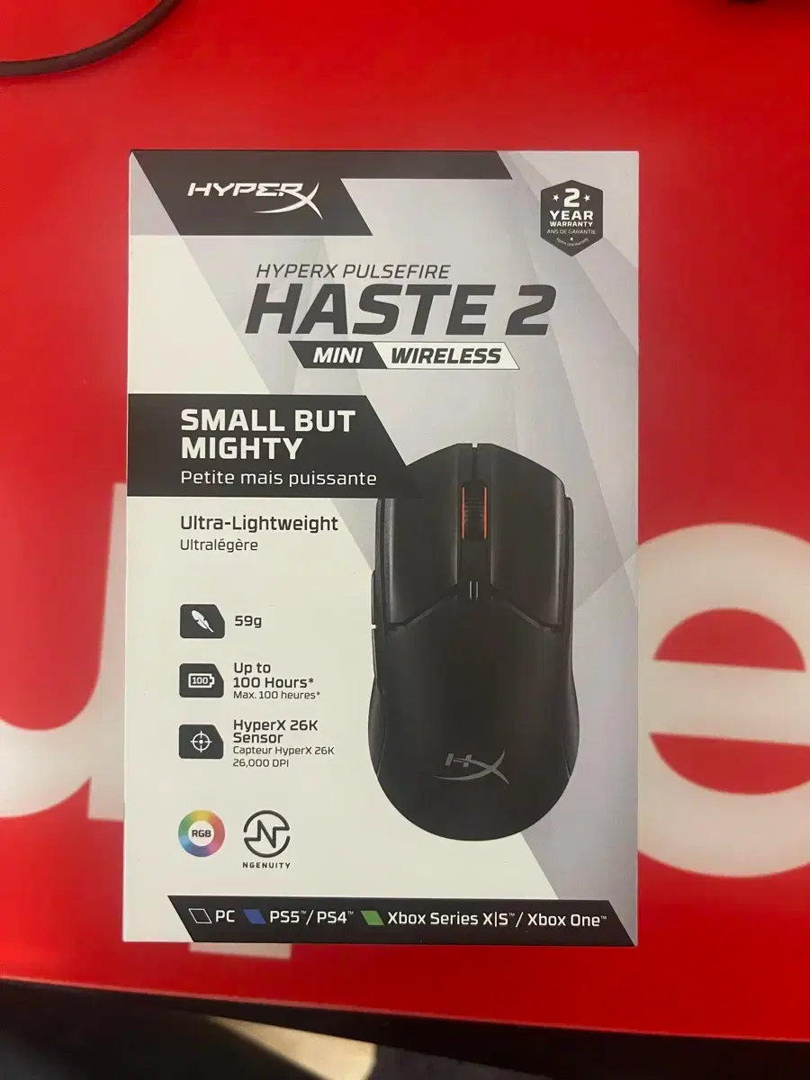 무선게이밍 마우스 HyperX Pulsefire Haste 2 Mini | Buy from Bunjang via Kfriday ...