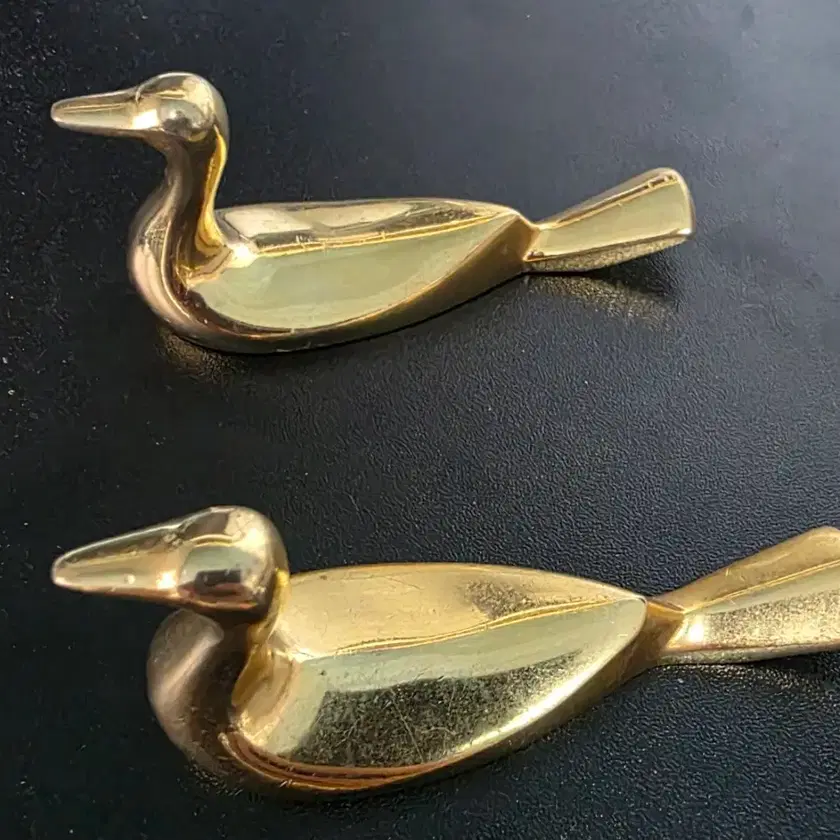 24K Gold Plated Goose Spoon Rest on Bunjang Global Site.