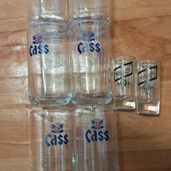 Vintage Del Monte Juice Cup, Cass Beer Glass, Johnnie Walker Black ...