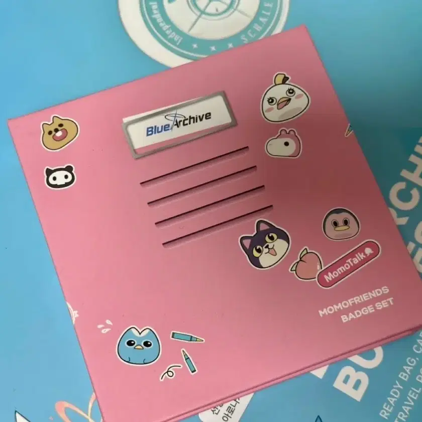 Blue Archive Momo Friends Badge on Bunjang Global Site.