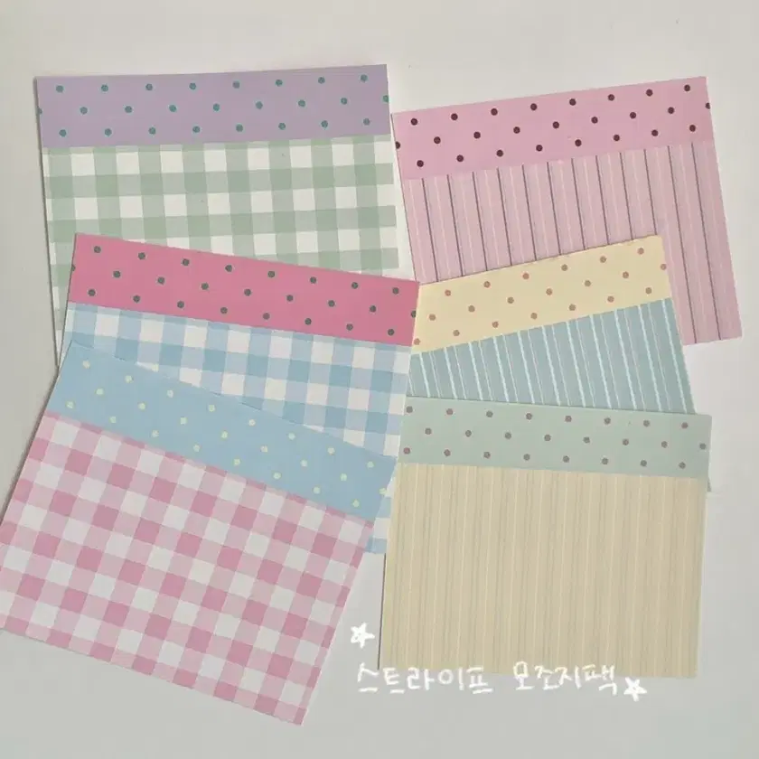 [Loverspickme] Stripe Mojojitting 6-piece SET #러버스픽미,#모조지,#모조지띵,#다꾸,#스티커 on Bunjang Global Site.