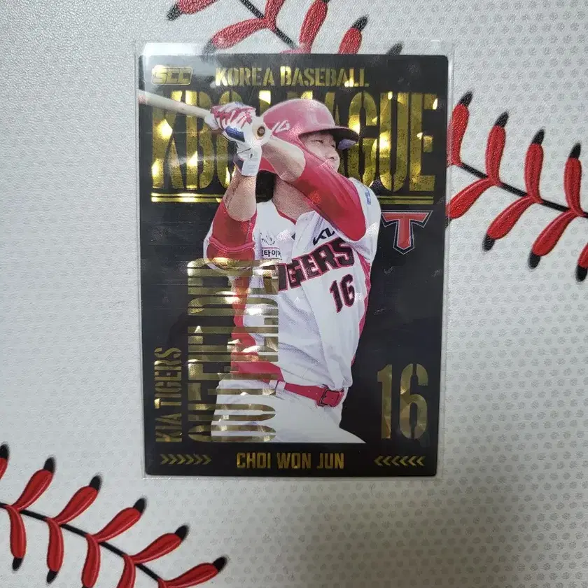 2025 SCC KBO Card Kia Choi Won-jun Gold Parallel Hologram Card Poca on ...