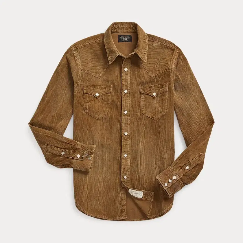 RRL | 더블알엘 RRL Slim Fit Corduroy Western Shirt [New] #rrl,#셔츠 on ...