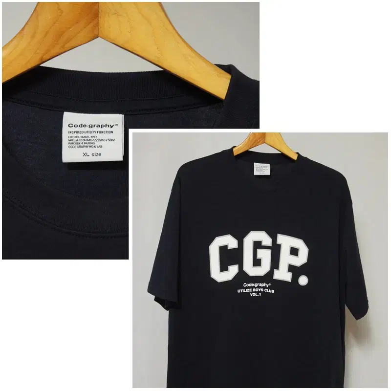 CODEGRAPHY | 코드그라피 Codegraphy Big Logo Short Sleeve Round T-Shirt, Men ...