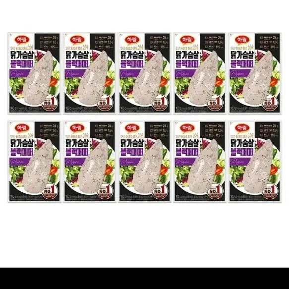 Harim Chicken Breast Black Pepper 100g 10 pieces on Bunjang Global Site.
