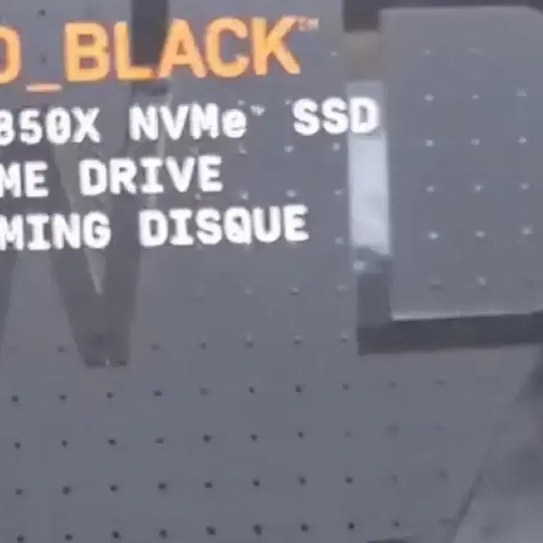 Sealed WD Black 850x 1tb on Bunjang Global Site.
