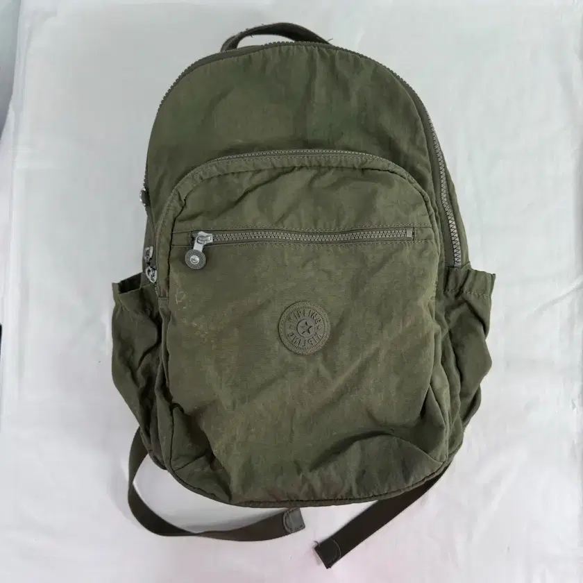 KIPLING | 키플링 Kipling Large Khaki Backpack Bag #키플링,#키플링백팩 on Bunjang Global Site.