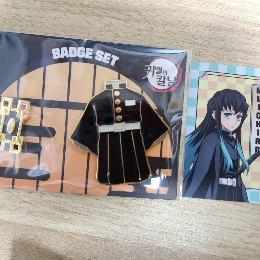 DEMON SLAYER | 귀멸의 칼날 Demon Slayer CGV badge + Muichiro photocard #무이치로 ...