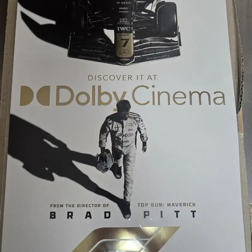 F1 The Movie Dolby poster (A3, post-processed) #F1더무비돌비,#F1돌비포스터,#브래드피트 on Bunjang Global Site.