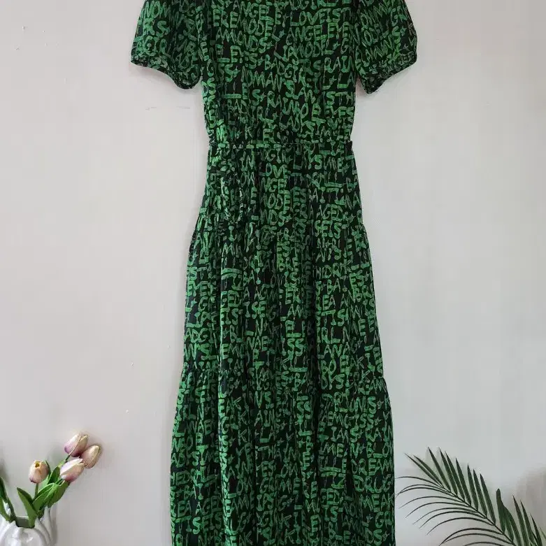 LAON Green Alphabet Wrap Style Onepiece Maxi Long Onepiece #LAON,#그린원피스,#알바벳원피스,#롱원피스,#맥시원피스 on ...