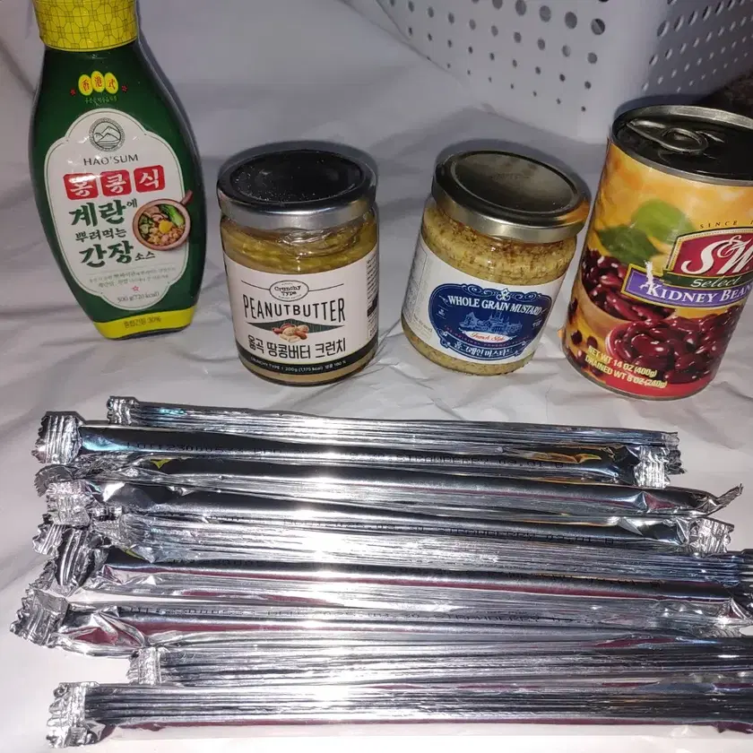 Olgok Peanut Butter Jam Soy Sauce Mustard Kidney Beans Milky Straw on Bunjang Global Site.