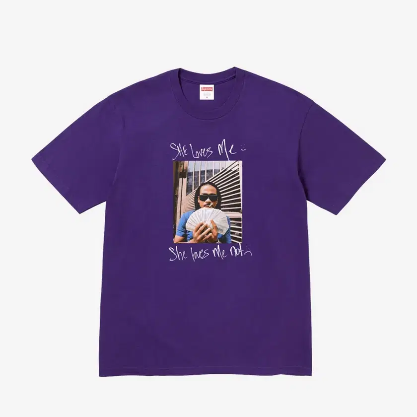 SUPREME | 슈프림 [L] Supreme Max B T-Shirt Purple 25SS #슈프림티셔츠,#슈프림 on ...
