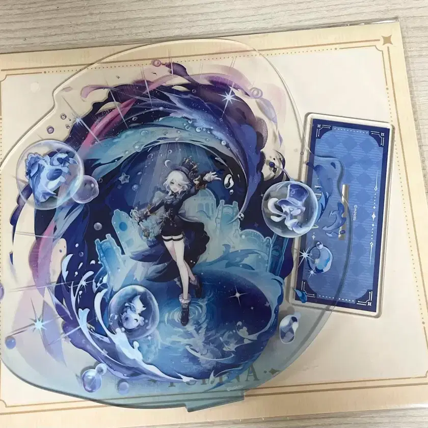 Genshin Impact Furina Splash Art Acrylic #원신,#원신푸리나,#푸리나,#원신아크릴 on ...