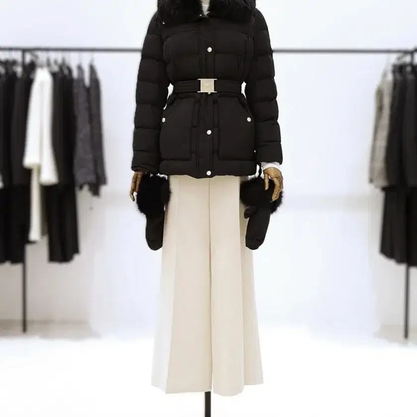 MOJO.S.PHINE | 모조에스핀 Mojo.s.phine Fox Fur kara Goose Padding on Bunjang ...