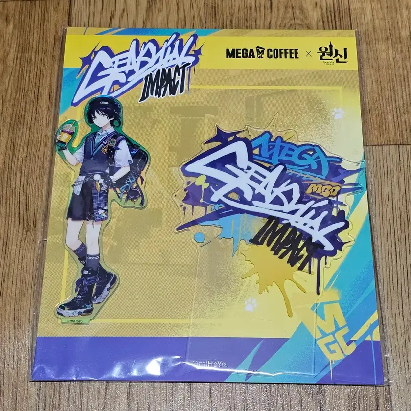 Mega Coffee Genshin Impact Collaboration Wanderer acrylic #원신,#원신방랑자 ...