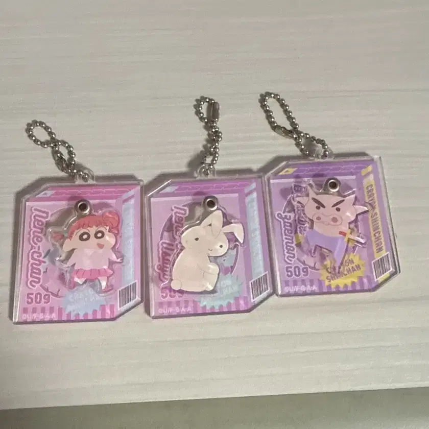 Crayon Shin-chan Yuri & Yuri Rabbit & Buriburi Acrylic Keyring on ...