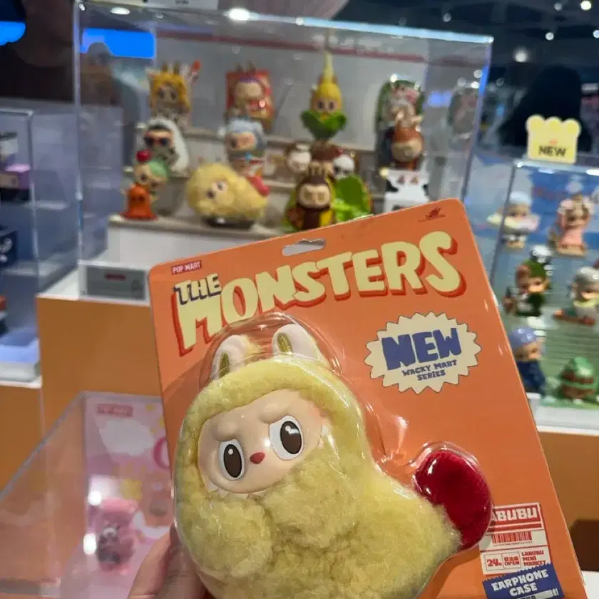 Suspicious Convenience Store Labubu Earphone Bag Shrimp Fry Pouch #라부부 ...