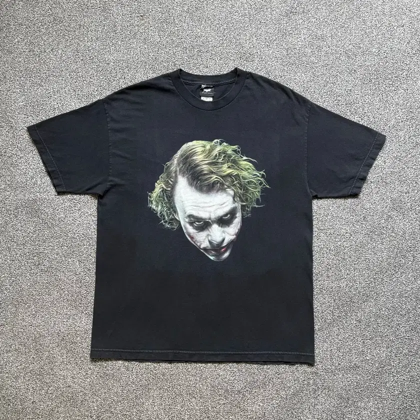 00s Vintage Dark Knight Joker Short Sleeve T-Shirt XL #반팔티,#다크나이트,#조커 ...