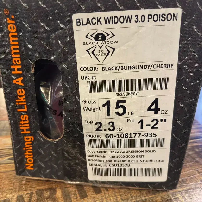 Black Widow 3.0 Poison Cherry 15P on Bunjang Global Site.