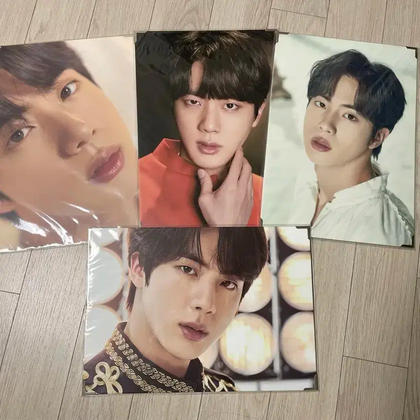 BTS Bangtan Jin Premium Photo Props, 4 in bulk (sealed) #방탄프포,#프리미엄포토 ...