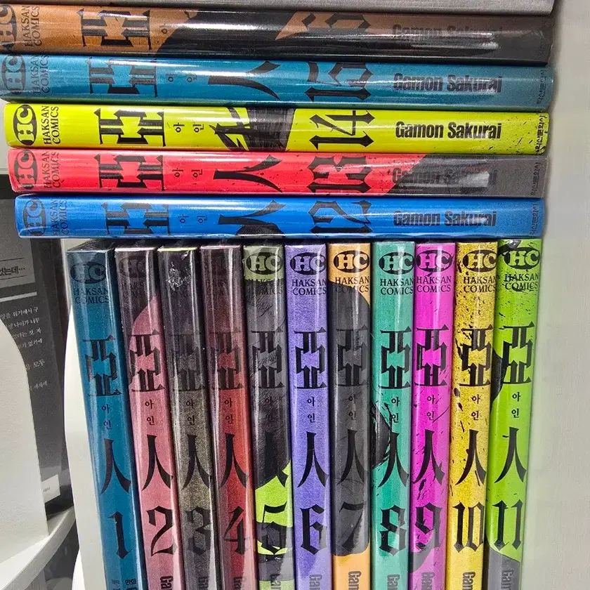 Ajin Volumes 1-17 Manga on Bunjang Global Site.