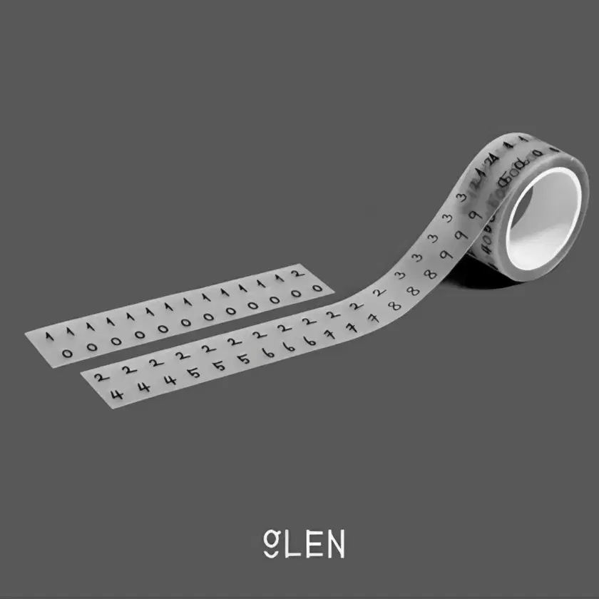 Glen) Number Kiss-Cut Tape #다꾸,#띵,#소분,#마테,#스티커 on Bunjang Global Site.