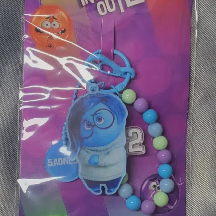DISNEY | 디즈니 Disney Inside Out 2 Sadness Marble Acrylic Key Ring ...