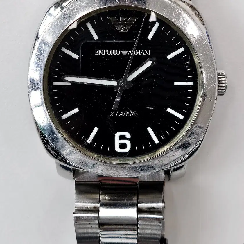 Emporio Armani Extra Large Metal Wristwatch, College Scholastic Ability ...
