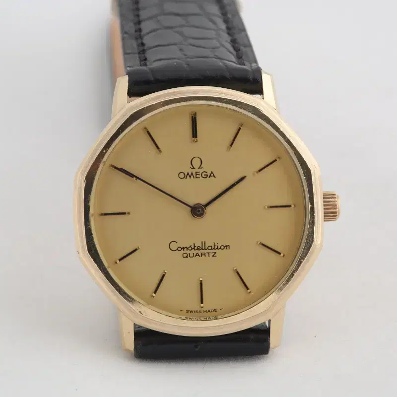 OMEGA | 오메가 Omega Constellation Octagonal Gold Dial Quartz #명품시계,#남자시계 ...