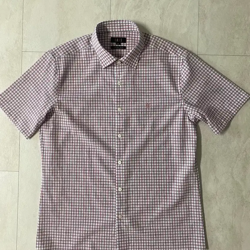 DAKS | 닥스 105) Men's Daks Check Short Sleeve Shirt on Bunjang Global Site.