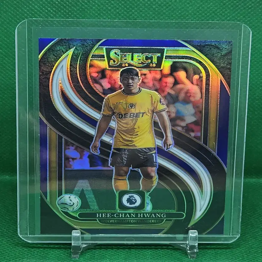 24-25 Panini Select EPL Hwang heechan (Wolverhampton) Multi-Color Prism ...