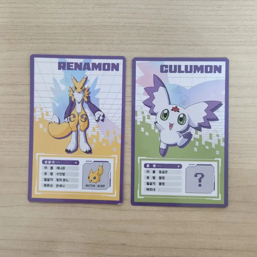 Digimon Tamers Profile Card Renamon Dotmon on Bunjang Global Site.