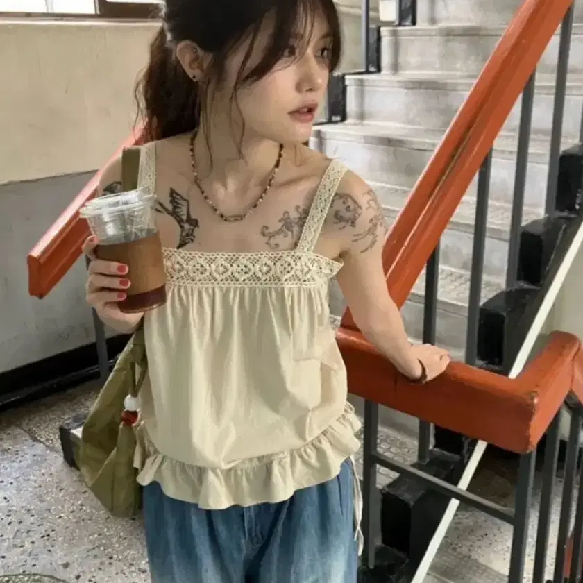 Sandhouse Tokyo Ethnic Top Tank Top on Bunjang Global Site.
