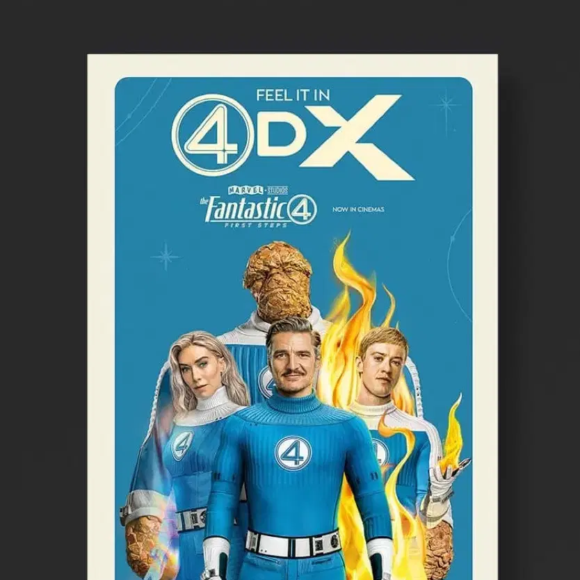 Fantastic Four CGV 4DX Limited A3 poster #판타스틱4포스터 on Bunjang Global Site.
