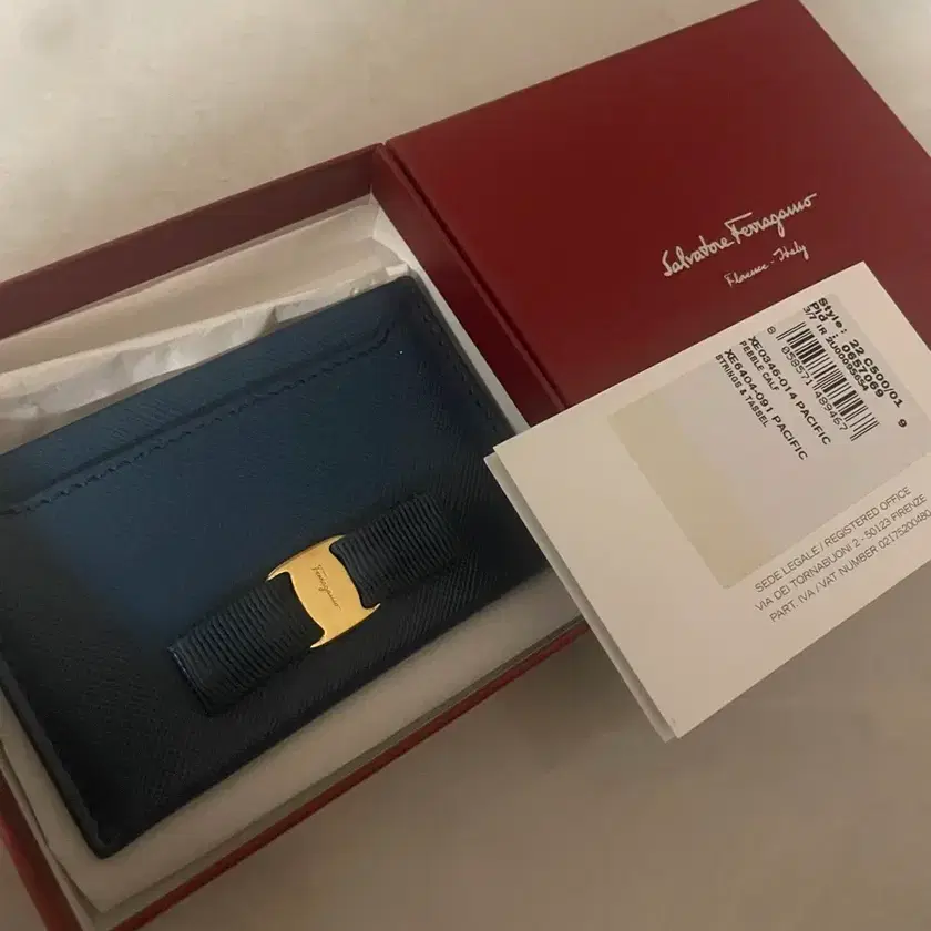 FERRAGAMO | 페라가모 Ferragamo Card Wallet 22c500 Blue on Bunjang Global Site.