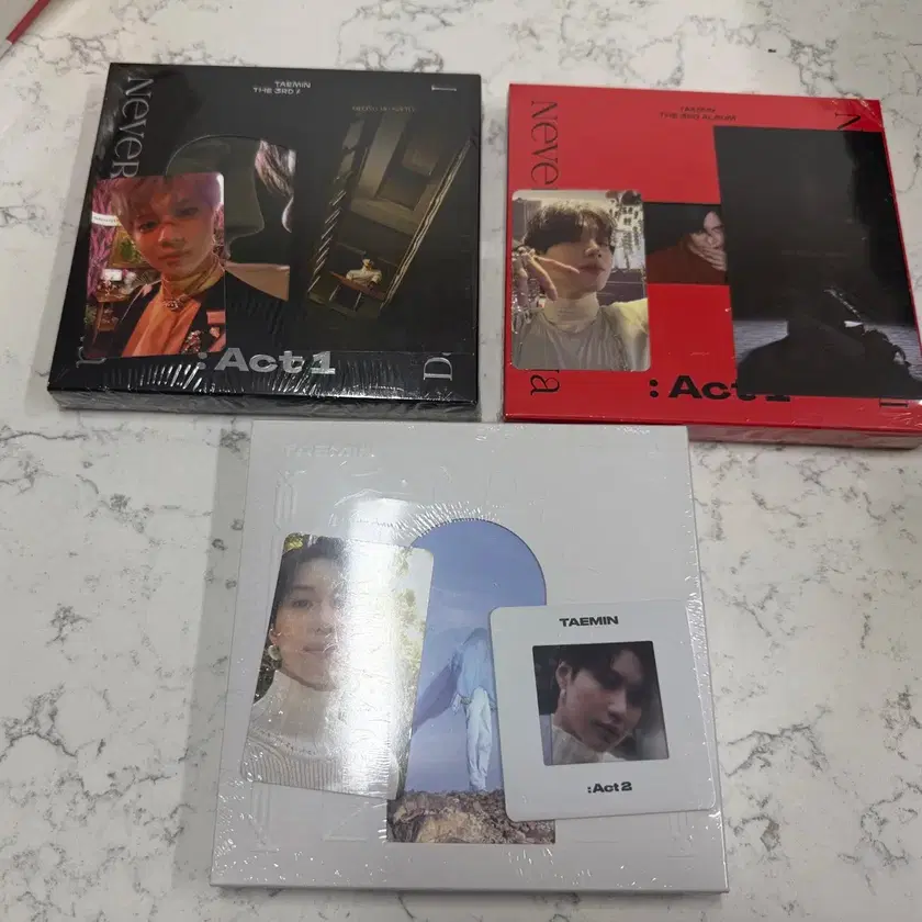 Taemin Act 1 2 versions / Act 2 1 version, total 3 bulk wts #샤이니태민,#태민 ...