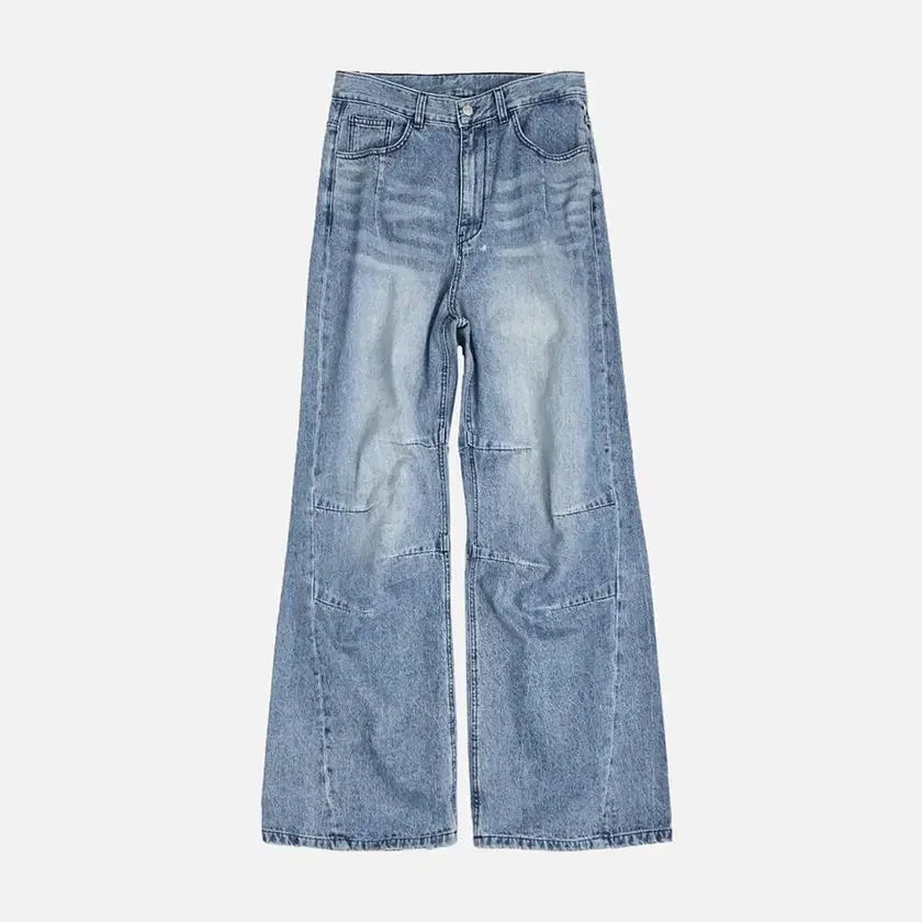 New) 999Humanity AV Pleated Denim Pants on Bunjang Global Site.