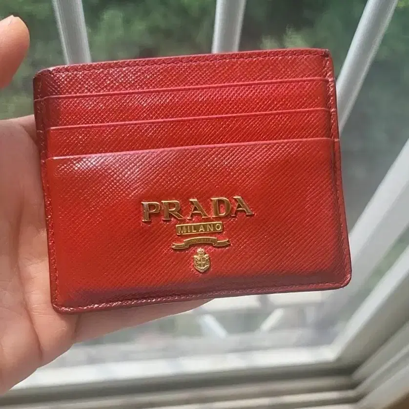 PRADA | 프라다 Prada card wallet on Bunjang Global Site.