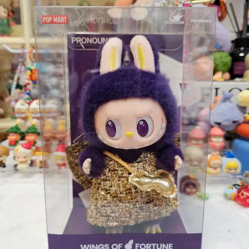 LABUBU | 라부부 Pop Mart Labubu x Pronounce Lucky Fairy Doll Keyring on ...