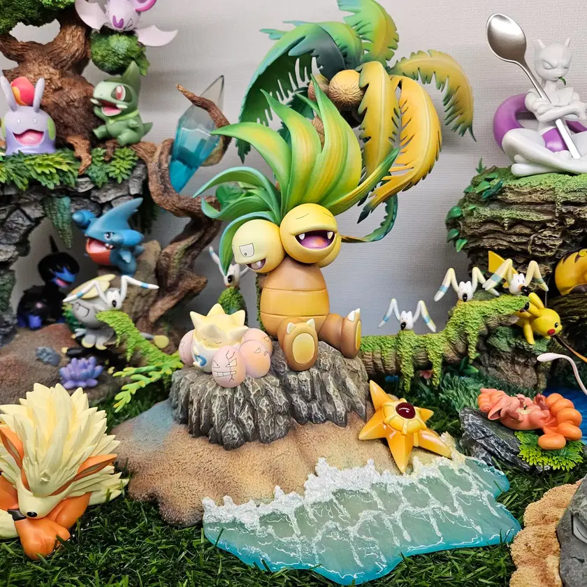 POKÉMON | 포켓몬스터 MoonShadow(MS) Pokémon Exeggutor Alolan Exeggutor Resin ...