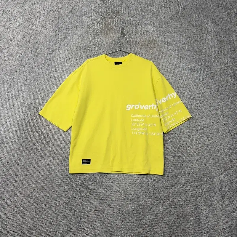 GROOVE RHYME | 그루브라임 Groove Rhyme Neon Logo Printed Boxy Fit Short ...