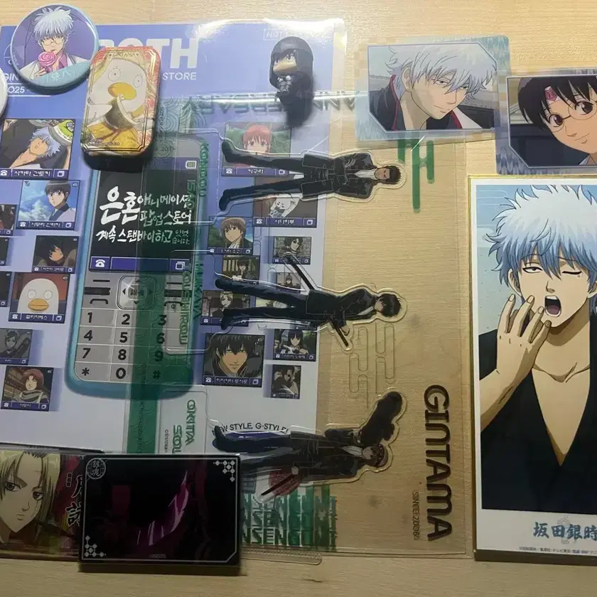Gintama goods: Gintama pop up pre-order benefit, acrylic card, can ...