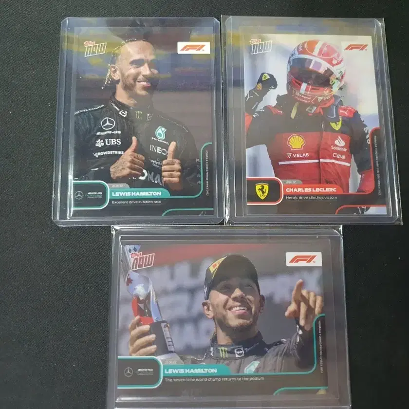 F1 Hamilton Leclerc 3 cards on Bunjang Global Site.