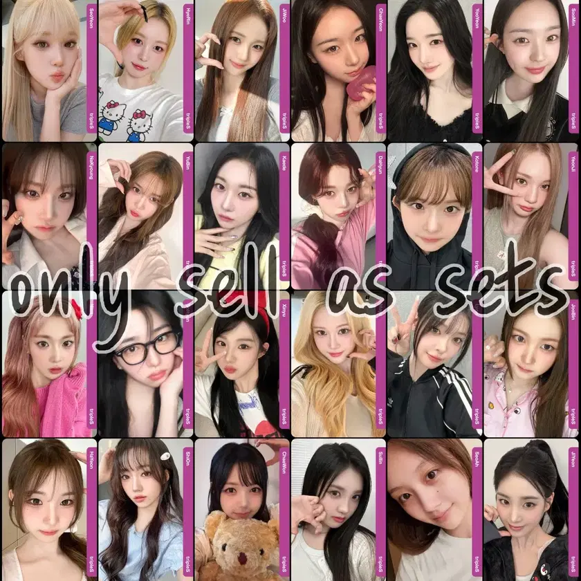 TRIPLES | 트리플에스 tripleS Triples Object AA323 Set on Bunjang Global Site.