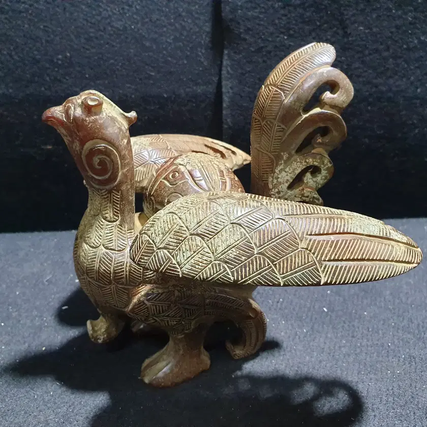 (Suwon Manmul) Excavated Spring and Autumn Period Hwajeon Jade Bird jo ...