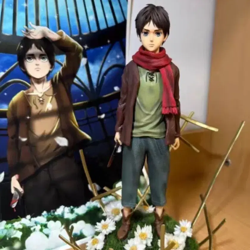 (In Stock) ED Eren Yeager Resin Attack on Titan Resin Figure #미카사레진 ...