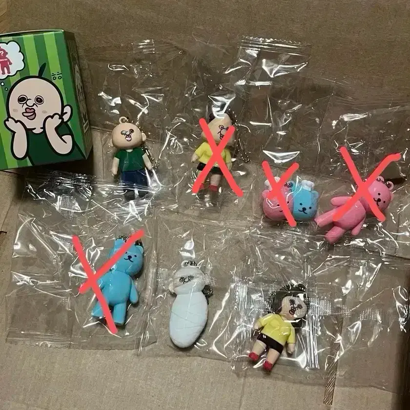 Bbangbbang and Okji Keyring Gacha Figure #짱구,#띠부씰 on Bunjang Global Site.