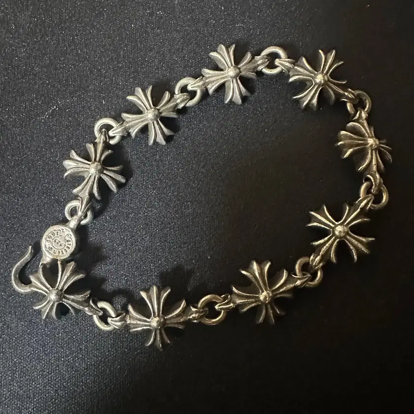 CHROME HEARTS | 크롬하츠 Authentic Chrome Hearts Cutout CH Plus Bracelet ...
