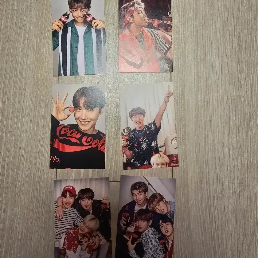 BTS Bts Coca-Cola Collaboration Photocard Set on Bunjang Global Site.