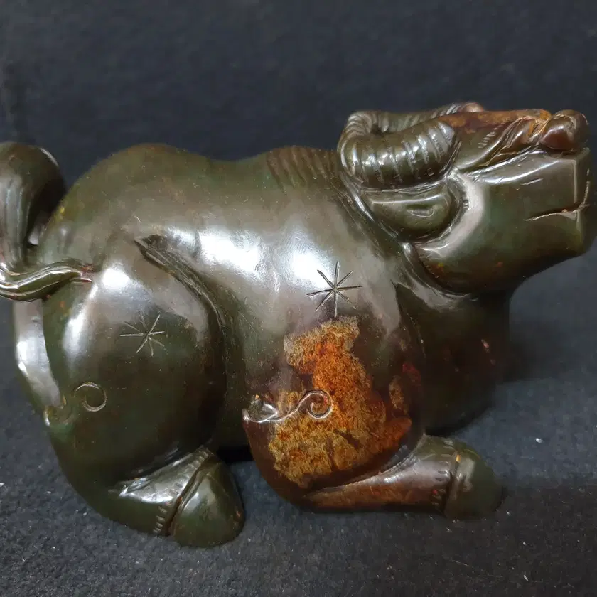 (Suwon Manmul) Chutu Spring and Autumn Period Hetian Jade Tong Jade ...